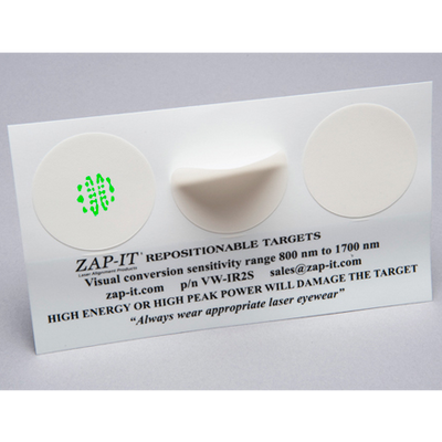ZAP-IT® Laser Alignment Paper to measure and document a laser beam.